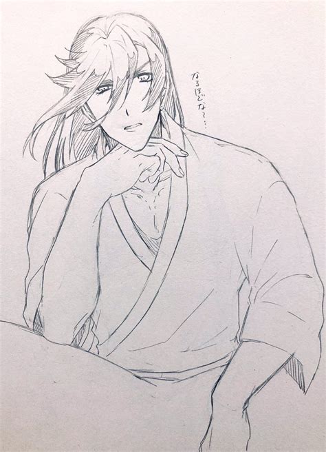 「これは夜中に呼び出されてくだらない話をする主に内心めっちゃめちゃ眠くてさっさと話を終わらせて自室に帰りたい兼 」ちゃやまの漫画