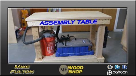 Simple But Strong Assembly Table Youtube