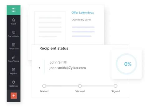 Zoho Sign E Signatures Without Paper