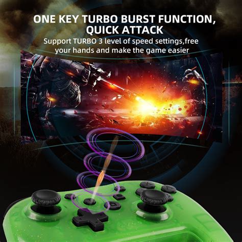 Lnjlan Luminous Wireless Controller Ps3 Console Tv Box Joystick 6 Axis