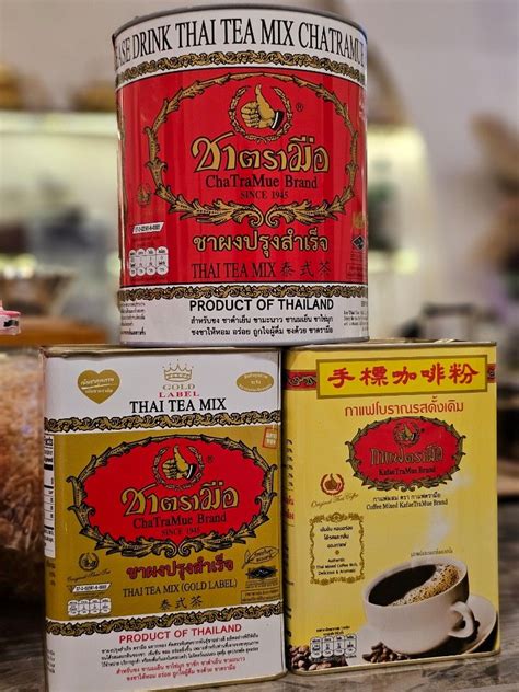 Thai Tea Chatramue Brand Asli Thailand Box Kaleng Original Makanan