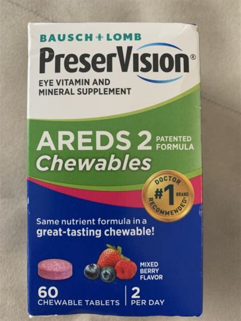 Preservision Areds 2 Chewables 60 Count For Sale Online Ebay