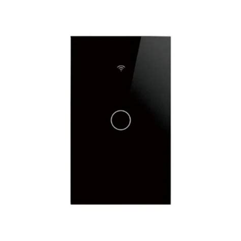 Generico Interruptor Inteligente Wifi Touch Negro Simple