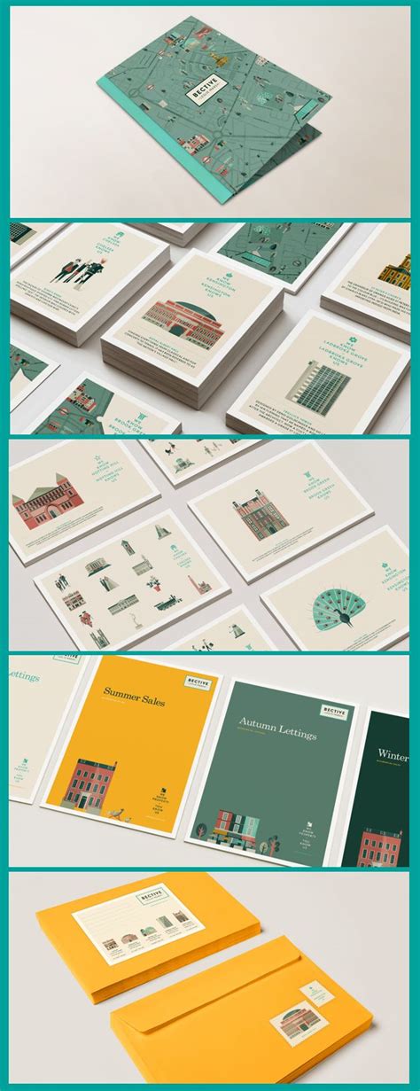 Several Different Types Of Stationery Cards And Envelopes With The Same