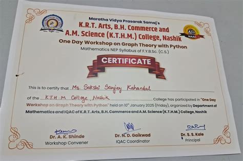 excited to share that i ve completed a one day workshop on graph