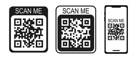 Qrcodeiconset Scanbares Muster Digitale Informationskodierung Schneller