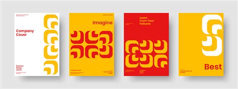 Template Laporan Kreatif Desain Brosur Geometris Tata Letak Latar