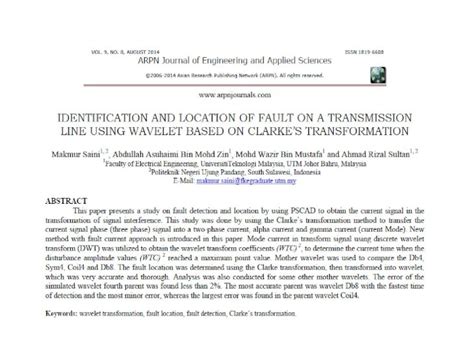 pptx identification and location of fault on a transmission line