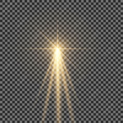 Light Glare Vector Hd Images Light With A Glare On Transparent