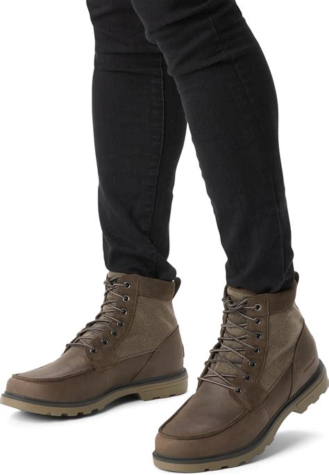 Sorel Mens Carson Moc Waterproof Bootsmajor Wet Sand Sorel Deals