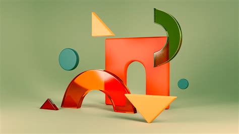 3d Abstract Compositions 2020 Behance