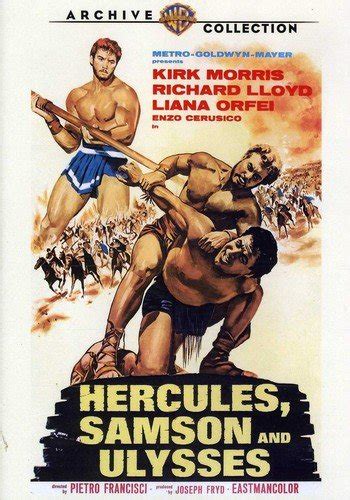 Hercules Samson And Ulysses Ercole Sfida Sansone DVD Review Sea Monsters Lion Strangling