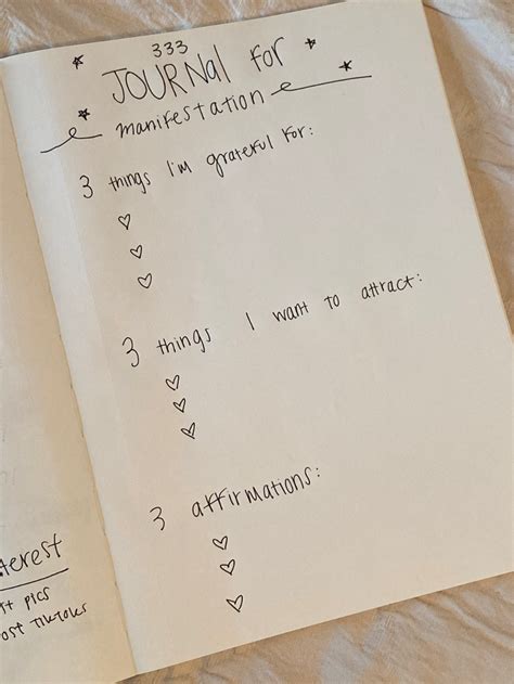 333 Manifestation Journal Prompt — Amanda Jewell Journal Writing