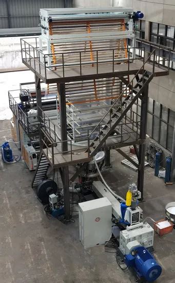 3000mm Automatic Biodegradable Polyethylene Pe Pp Plastic Film Blowing Extruder Machine