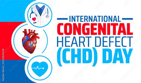 International Congenital Heart Defect Chd Day Background Banner Or