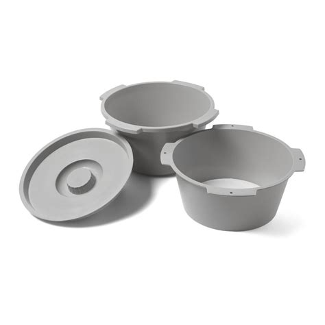 Medline Commode Buckets Mds80306bh W Lid And Handle G222 0903 W Lid