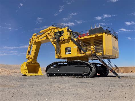Komatsu S New PC5500 11 Hydraulic Excavator Delivers Power With