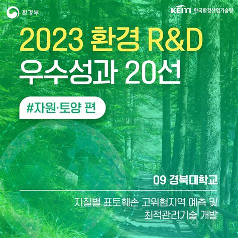 한국환경산업기술원 2023 환경 Randd 우수성과 20선 🔎자원·토양 편 2국립환경과학원