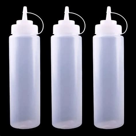 Plastic Spice Squeeze Bottles Condiment Container For Kitchen Use 240z