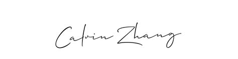 90 Calvin Zhang Name Signature Style Ideas Unique Esign