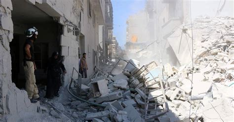 Rusland Kondigt Humanitaire Corridors Voor Syrische Stad Aleppo Aan