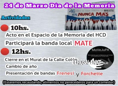 Acto En Conmemoración Del Día De La Memoria Por La Verdad Y La Justicia