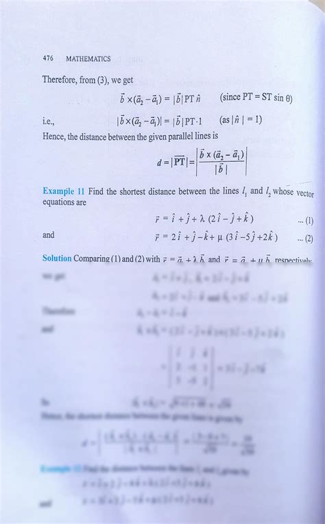 SOLUTION 3d Geometry Distance Between Two Parallel Lines Studypool