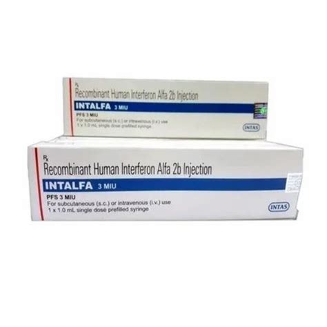 0 5 Ml 3miu Reliferon Injection Interferon Alfa 2 B Injection At Rs
