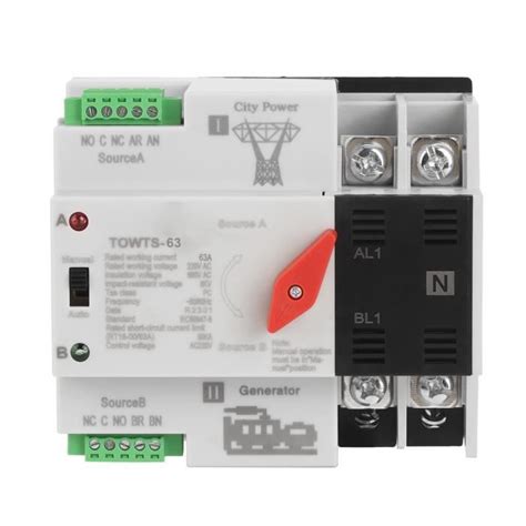 Tbest commutateur à double alimentation Commutateur automatique à