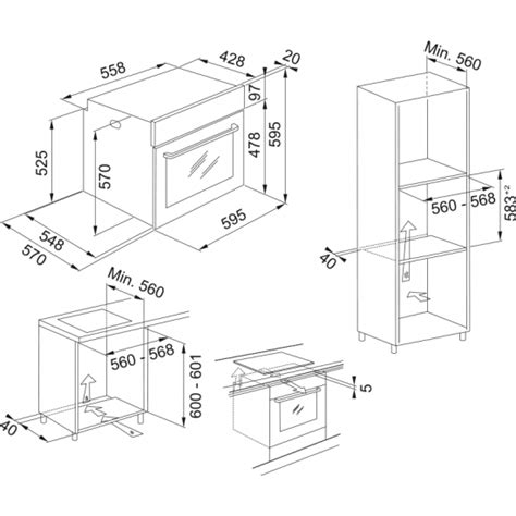 Franke Smart Linear Fsl 86 H Bk Siyah Ankastre Fırın