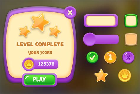 Mobile Game UI Behance