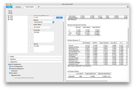 Meta Analysis In Jasp Jasp Free And User Friendly Statistical Software
