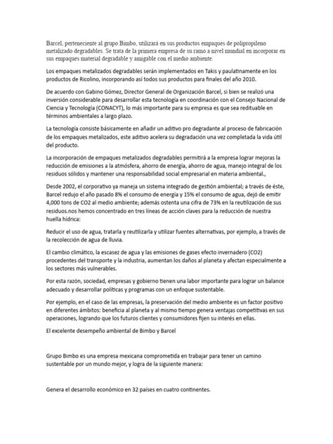 Barcel Pdf Business Agua