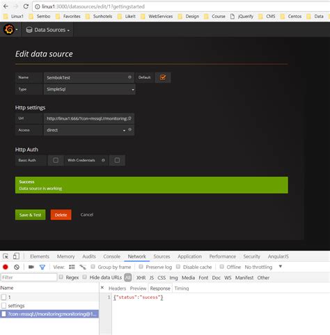 Error Creating Data Source · Issue 2 · Gbriangrafana Simple Sql