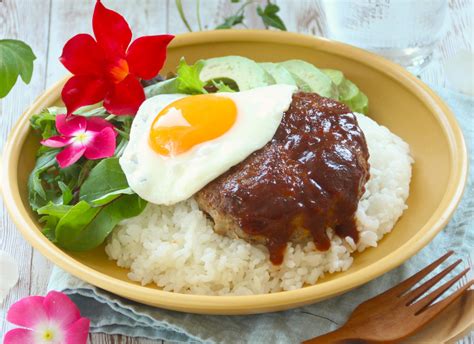 ロコモコ丼｜レシピ｜創味食品