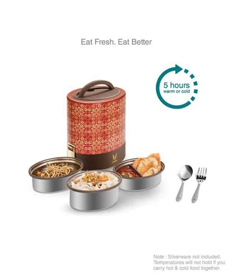 Vaya Stainless Steel Lunch Box Buy Tyffynlyte 1000 Ml Zari Online Vaya