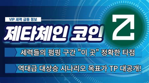 제타체인코인 6월 대반등 시작할 제타체인 코인 무조건 이 날 세력들의 펌핑 시작합니다 세력들이 준비한 계획 역대급 대상승 시나리오 전부 다 공개합니다 Youtube