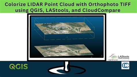 Colorize LIDAR Point Cloud To RGB Colorizing LIDAR Data With TIFF QGIS LasTools