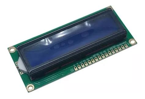 Display Lcd 16x2 Backlight Azul 1602 Hd44780 Arduino Pic En Venta En
