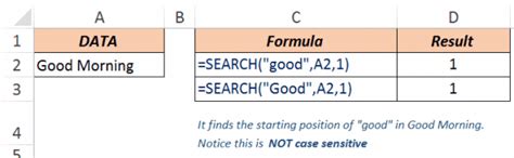 How To Use Excel SEARCH Function Examples Video