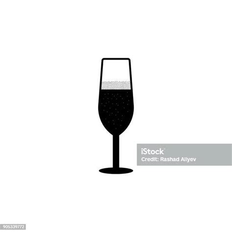 一杯香檳的圖示酒吧和酒精飲料的元素圖示優質的圖形設計圖示嬰兒標誌 輪廓符號收集圖示網站 網頁設計向量圖形及更多含酒精飲品圖片 Istock
