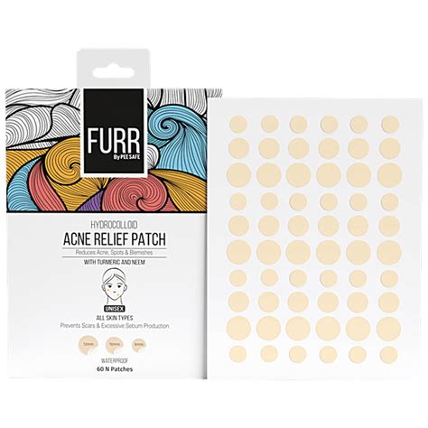 Buy Furr By Pee Safe Acne Relief Patches With Turmeric And Neem Reduces