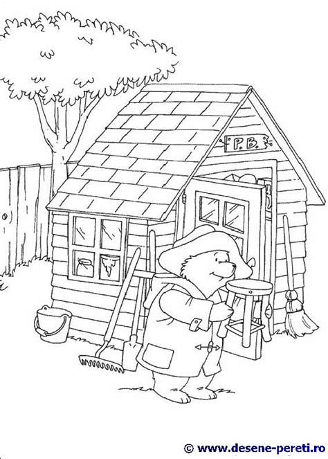 Paddington Bear PLANSE DE COLORAT