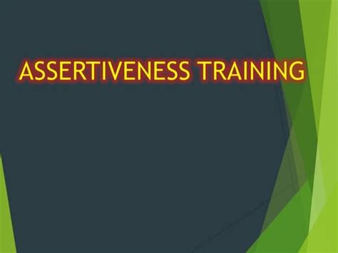 Assertiveness Ppt