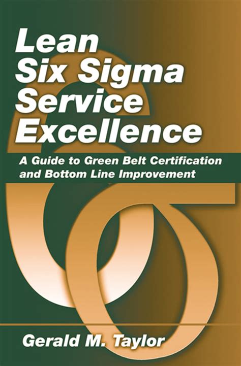 Lean Six Sigma Service Excellence Ebook By Gerald Taylor Epub