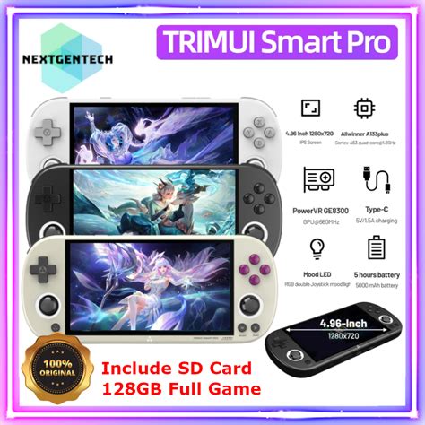 Jual Trimui Smart Pro Handheld Game Console Retro Portable Linux Psp