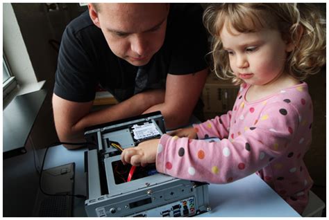 Building A Computer With Daddy The Creative Salad