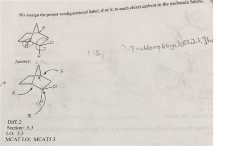 solved 50 assign the proper configuration label r or s to