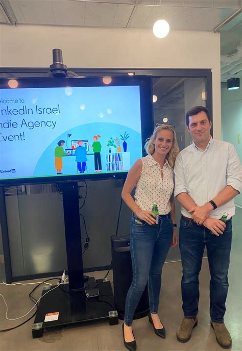 Linkedin Event Here We Go 🥂 Ehud Ben Haim Linkedin Helit Gordon