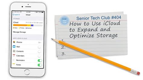 How To Use Icloud To Expand And Optimize Storage Senior Tech Club